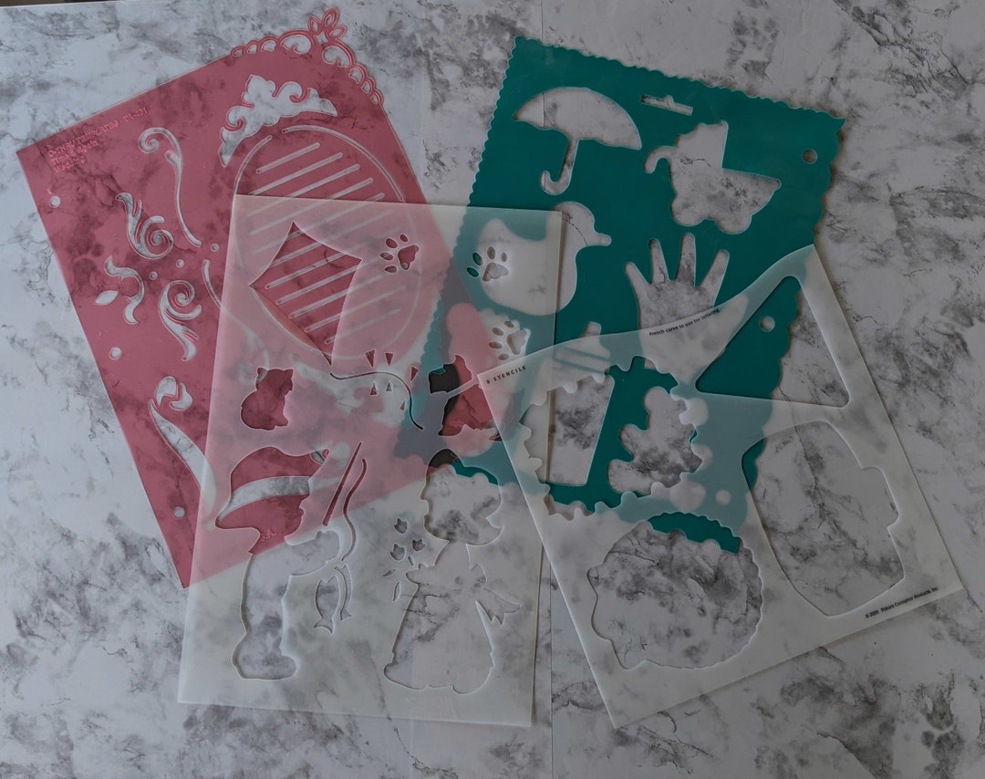 Shaped Templets Stencils Kit #3 - Etsy