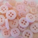 Baby Pink Buttons, 50 Small Assorted Round Sewing Crafting Bulk Buttons ...