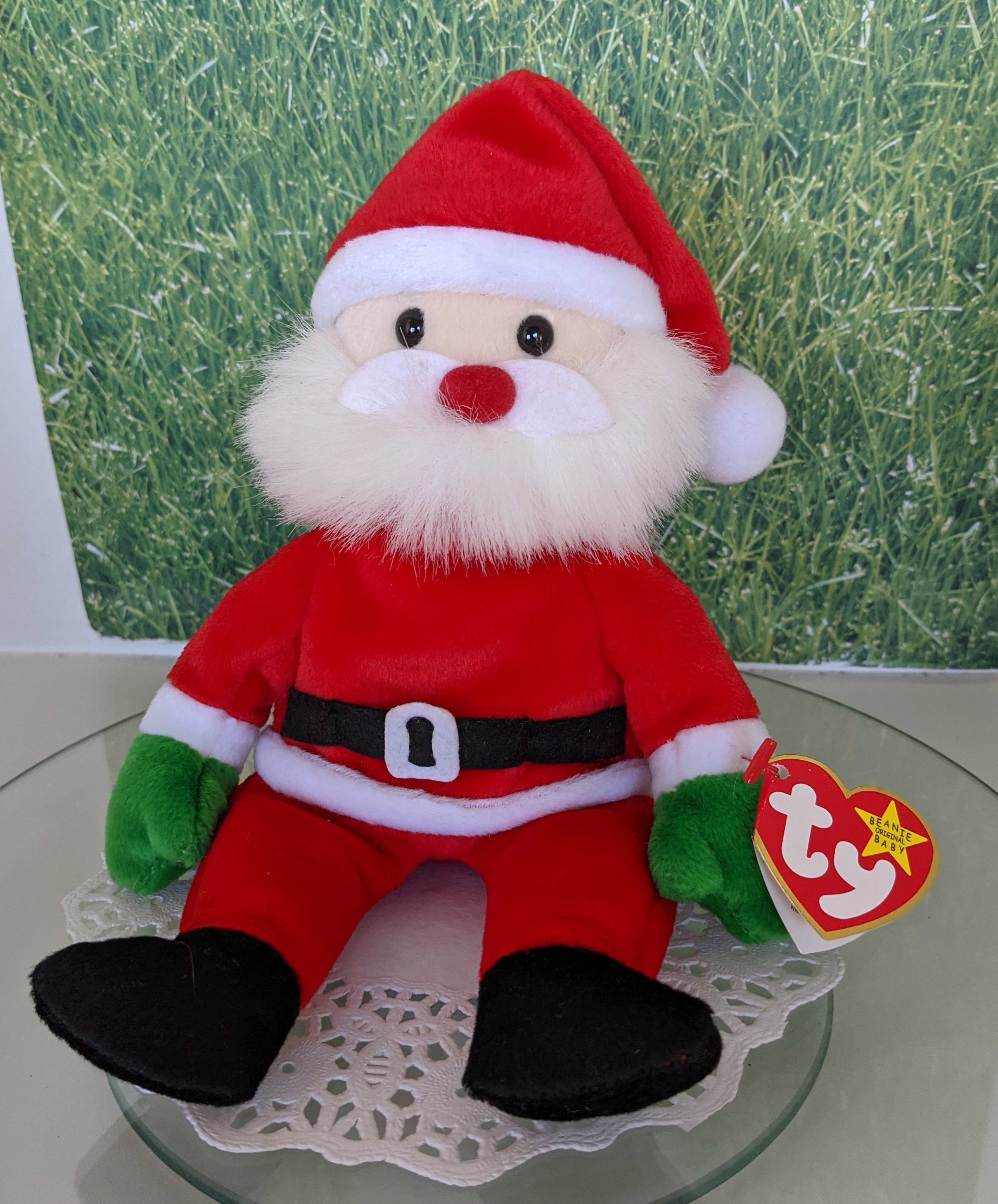 Stuffed Animals & Plushies Santa the Santa Beanie Babies Vintage TY ...