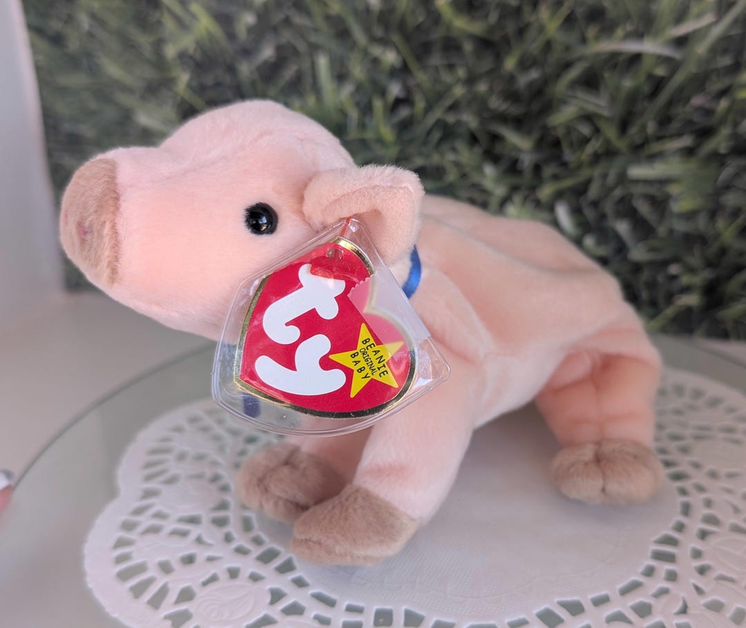 Knuckles the Pig Beanie Babies Vintage TY 1999 With Original Tags - Etsy