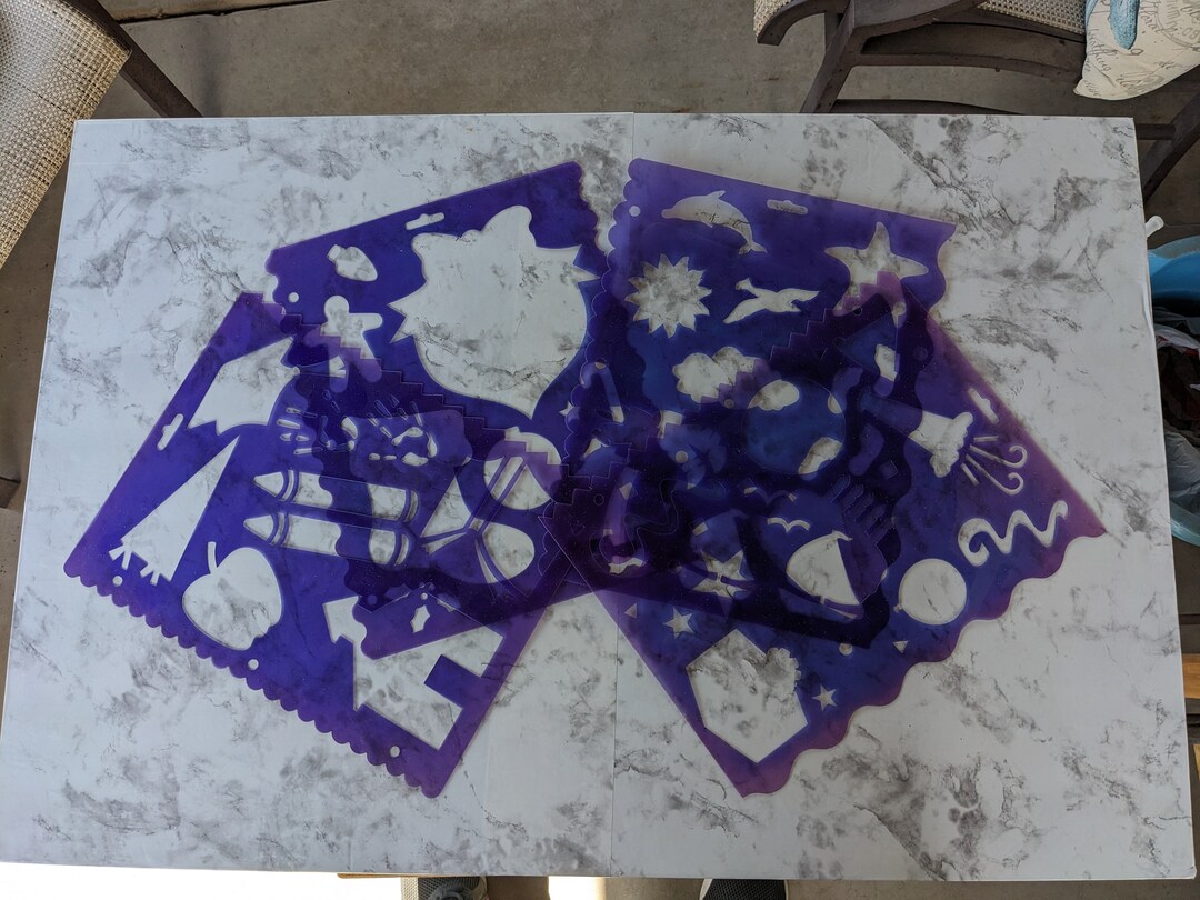 Shaped Templets Stencils Kit #6 - Etsy
