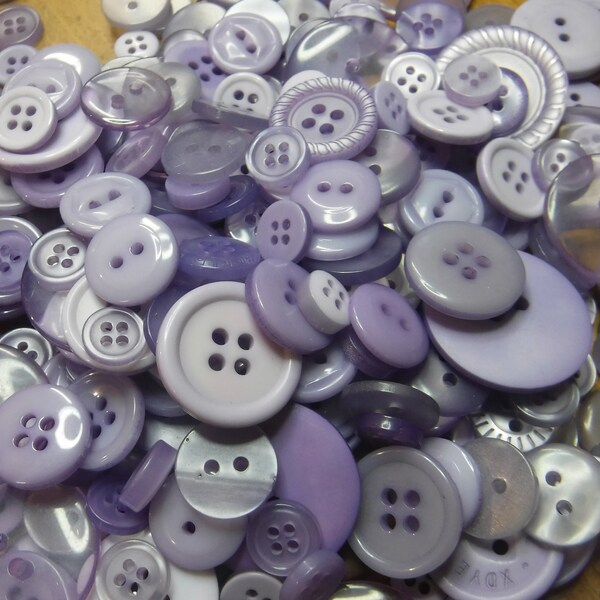 Purple Buttons - Etsy