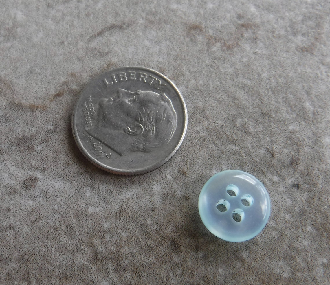 18 Baby Blue Bubble Large Round Buttons Size 7/16 | Etsy