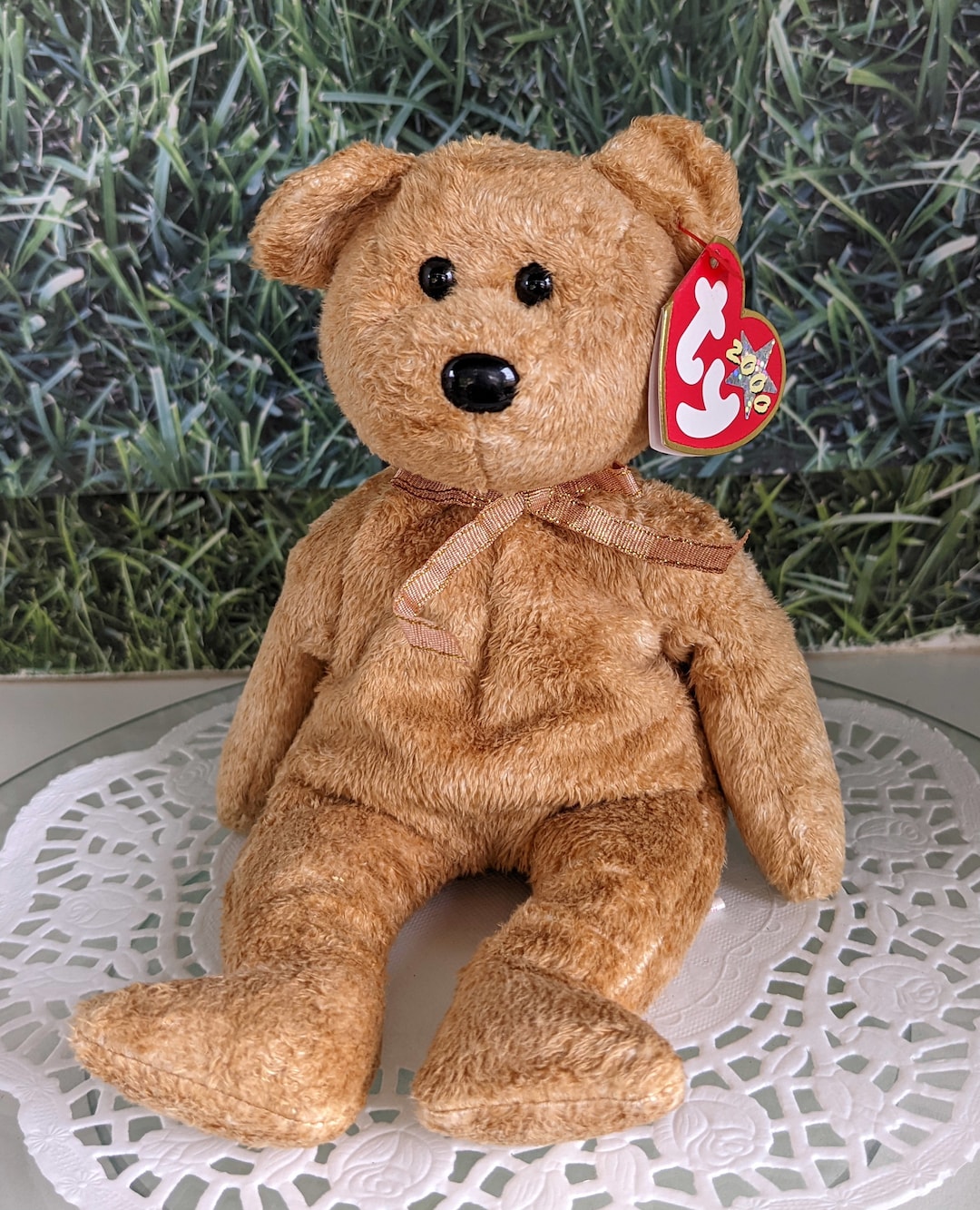 Cashew the Bear Beanie Babies Vintage TY 2000 With Original Tags - Etsy