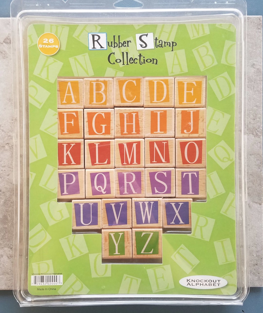 Alphabet Stamp Set - Knockout Alphabet - Set 1 C - Etsy