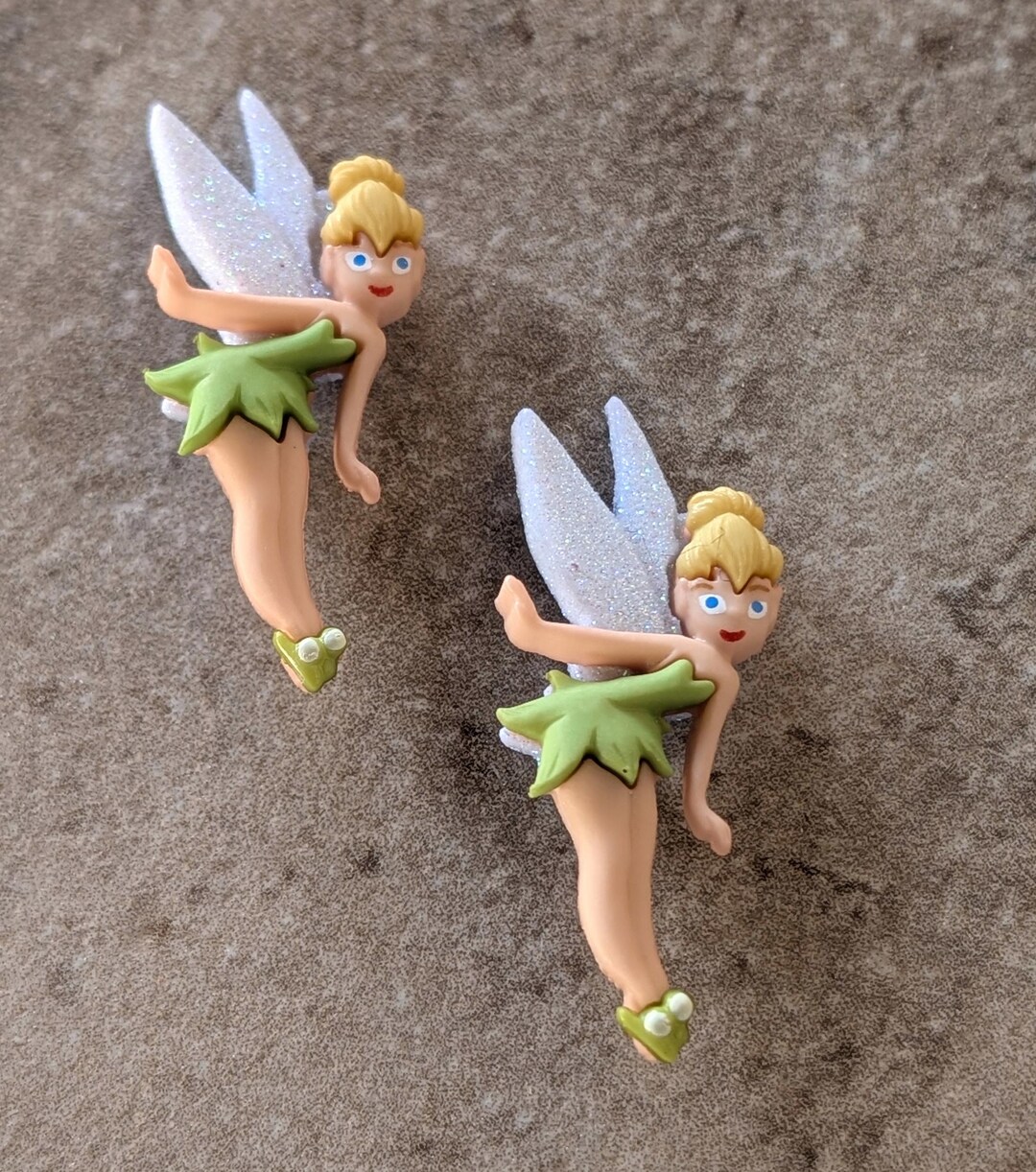2 Disney Tinkerbell Leaning Shank Buttons Size 11/16" - Etsy