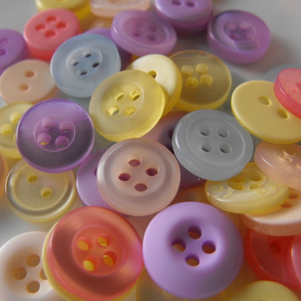 Pastel Buttons - Etsy