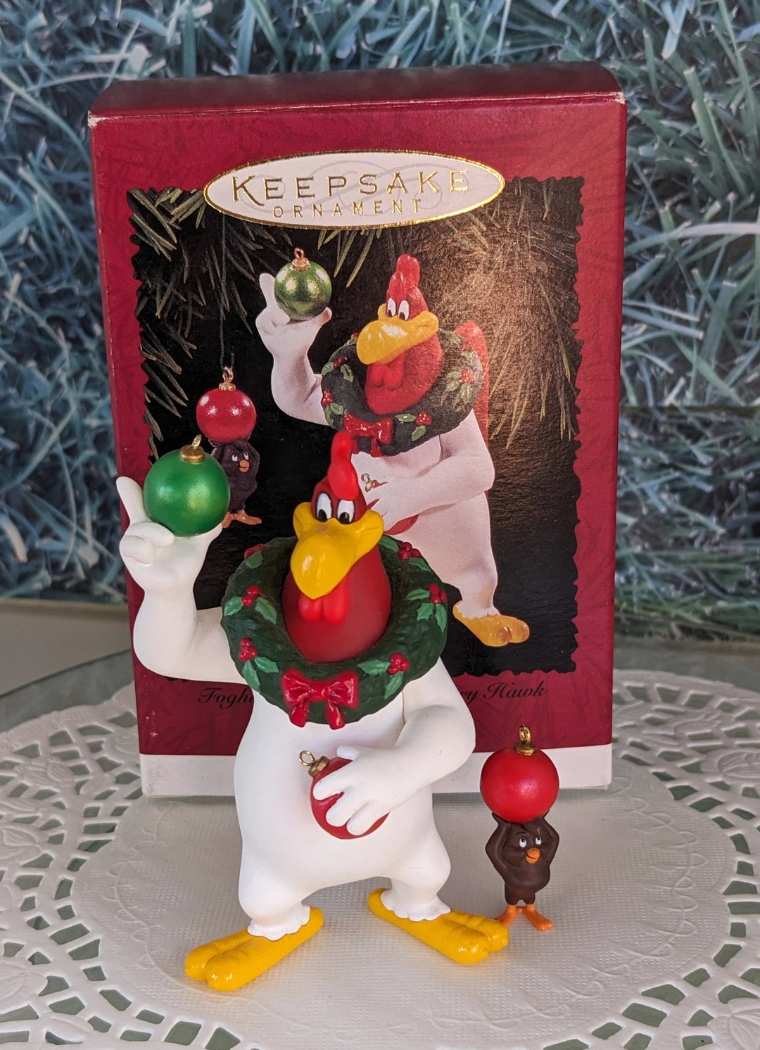 Foghorn Leghorn and Henery Hawk Hallmark Ornament 1996 - Etsy