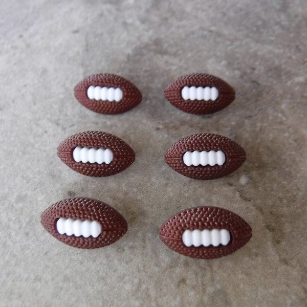 Small Football Buttons - Etsy