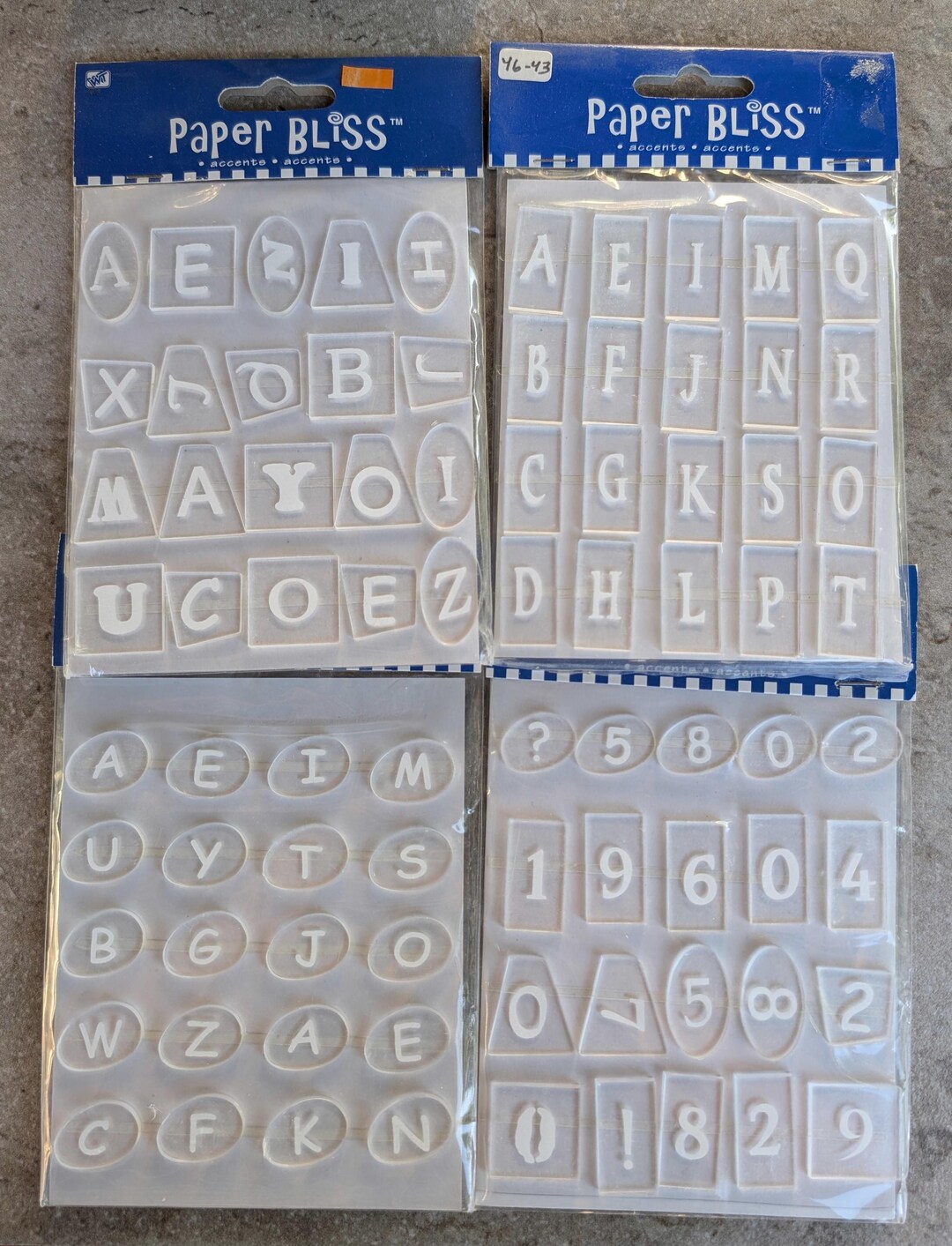 Paper Bliss Accents Tiles You Choose the Style - Etsy