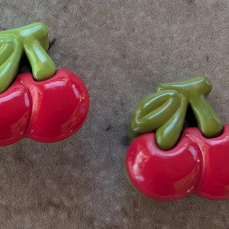 Cherry Buttons - Etsy