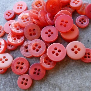 Sale 250 Small Assorted Round Sewing Crafting Bulk Buttons Choose Your ...