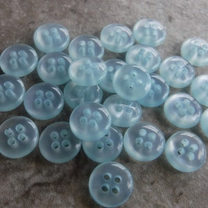 18 Baby Blue Bubble Large Round Buttons Size 7/16 | Etsy