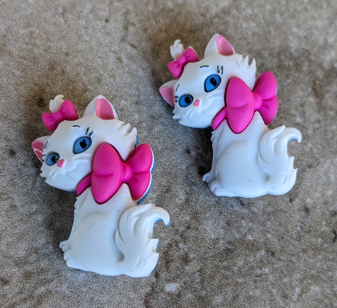 2 Disney Peeking Marie Aristocats Shank Buttons Size 1" - Etsy
