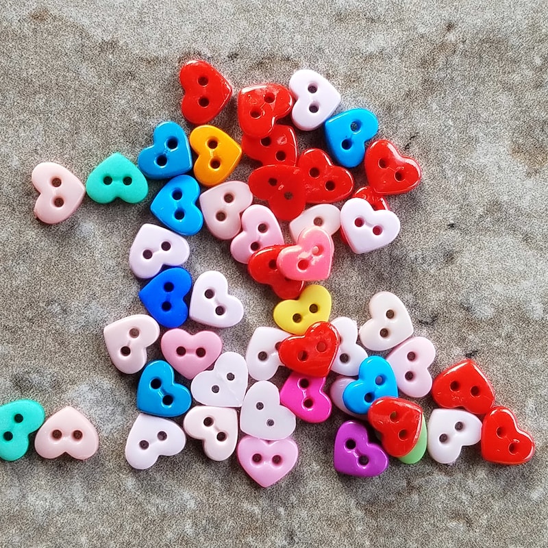 Heart Buttons - Etsy