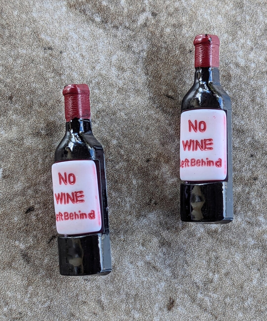 2 Red Wine Bottle Shank Buttons Size 1 7/16" - Etsy
