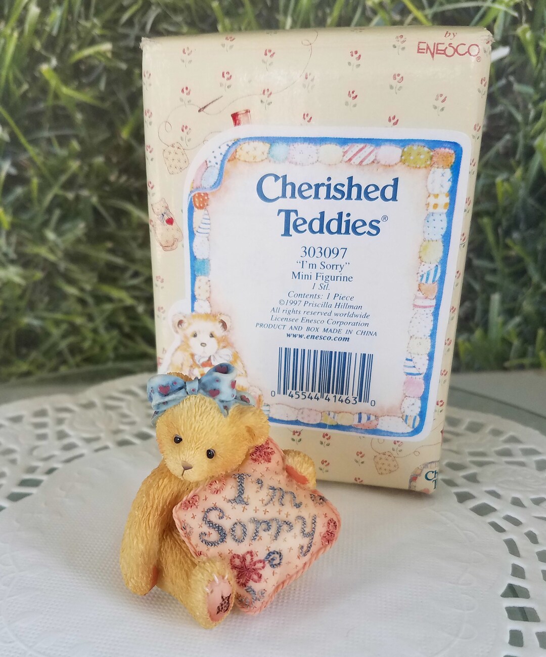 I'm Sorry Mini Cherished Teddies Figurine - Etsy