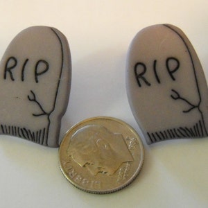 6 RIP Headstone Shank Buttons - Etsy