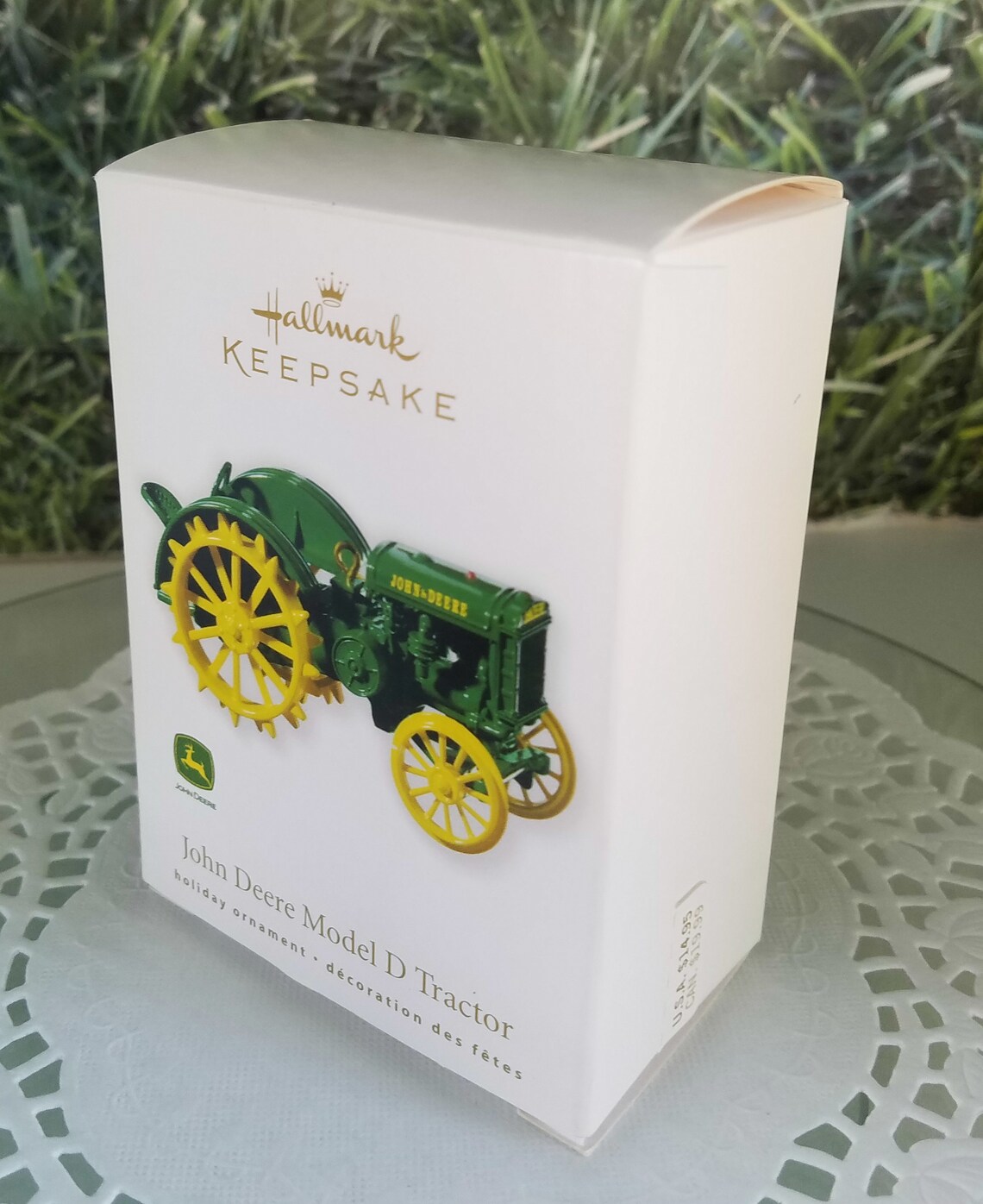 John Deere Model D Tractor Hallmark Ornament 2010 - Etsy