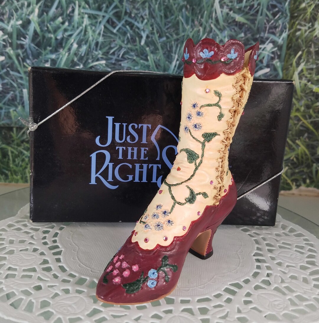 Opera Boot Just the Right Shoe by Raine Figurine - Etsy