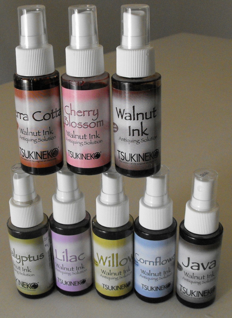Walnut Ink Antiquing Solution 2 Oz Spray Bottle - Etsy