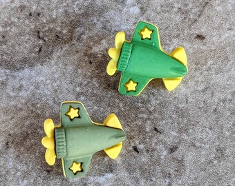 Airplane Buttons - Etsy
