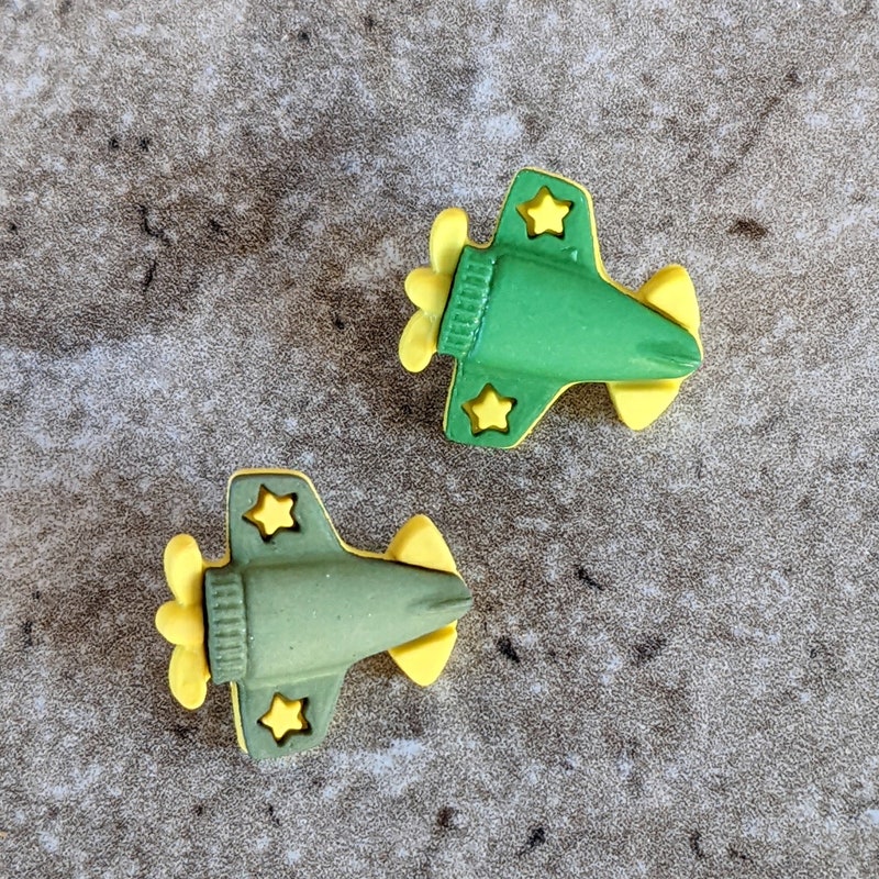Airplane Buttons - Etsy