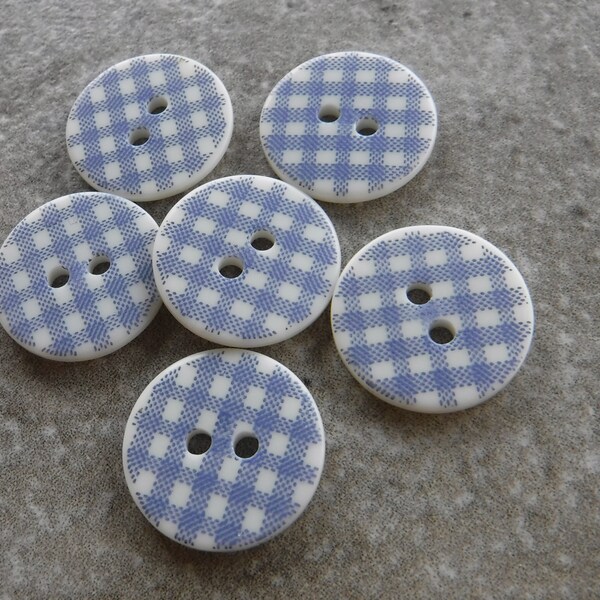 Checkered Buttons - Etsy