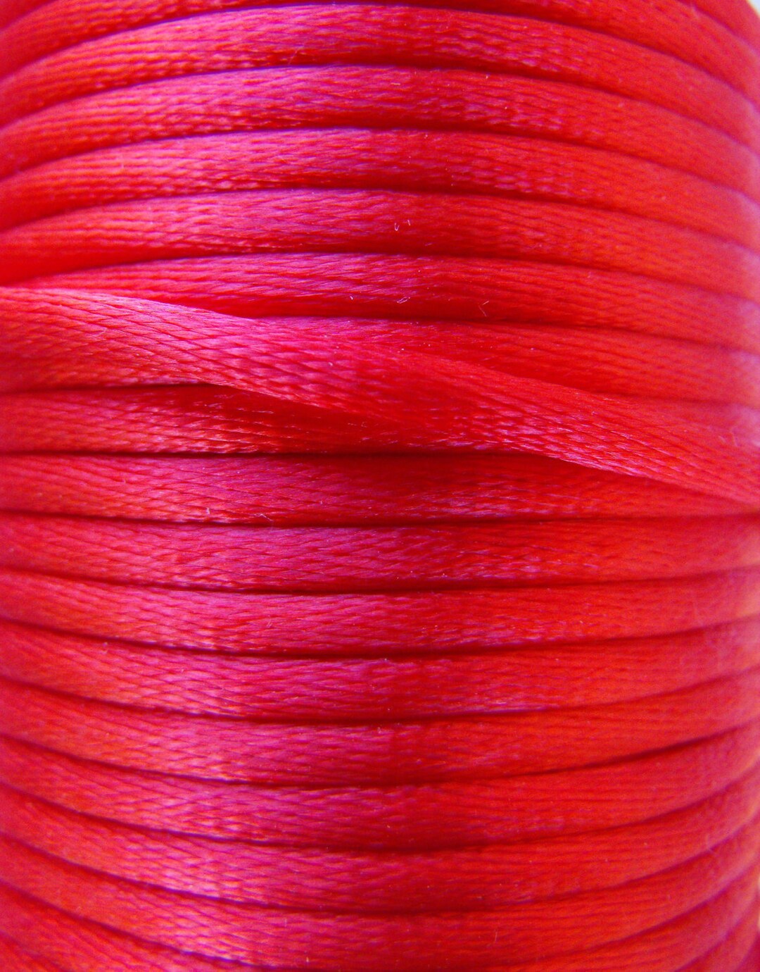 Red Rattail Cording Ribbon - Etsy