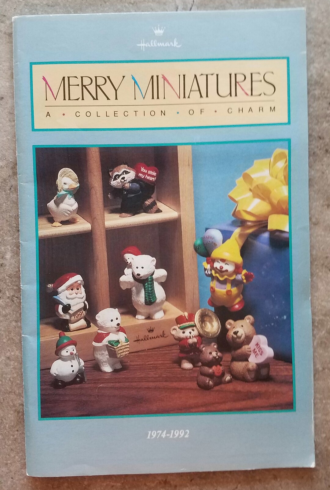 Hallmark 1974-1992 Merry Miniature Collectors Guide Catalog - Etsy