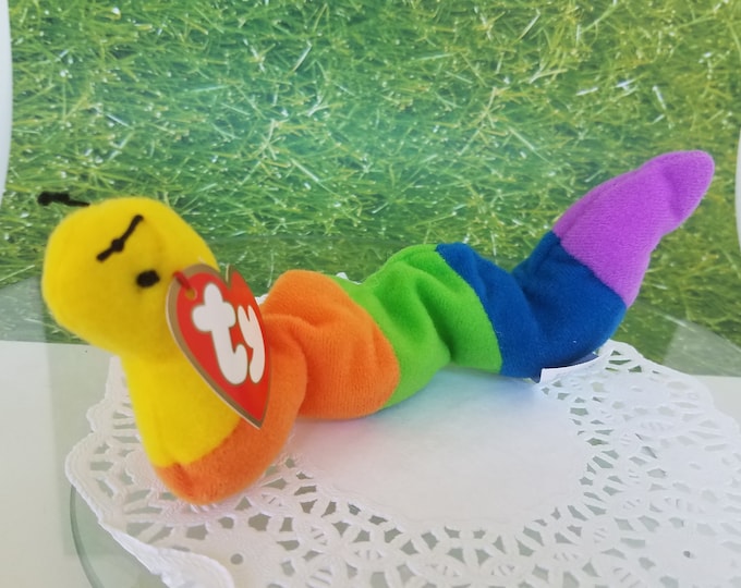 Inch the Worm Teenie Beanie Mcdonalds Vintage TY 1998 New in - Etsy