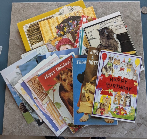 Vintage Nostalgia Notes and Postcards - Etsy