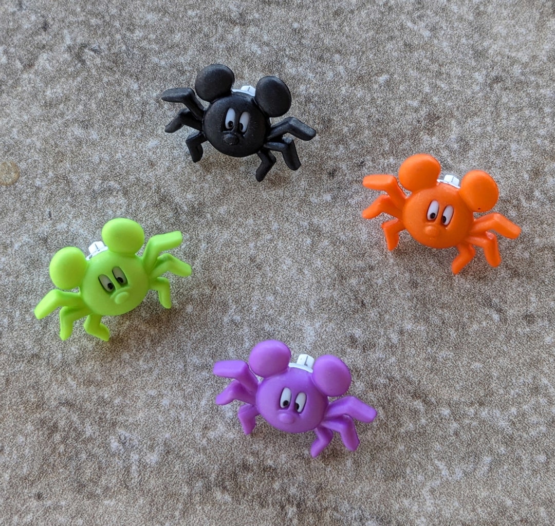 3 Disney Mickey Mouse Spider Shank Buttons Size 7/8" - Etsy