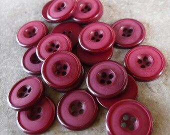 Burgundy Buttons | Etsy