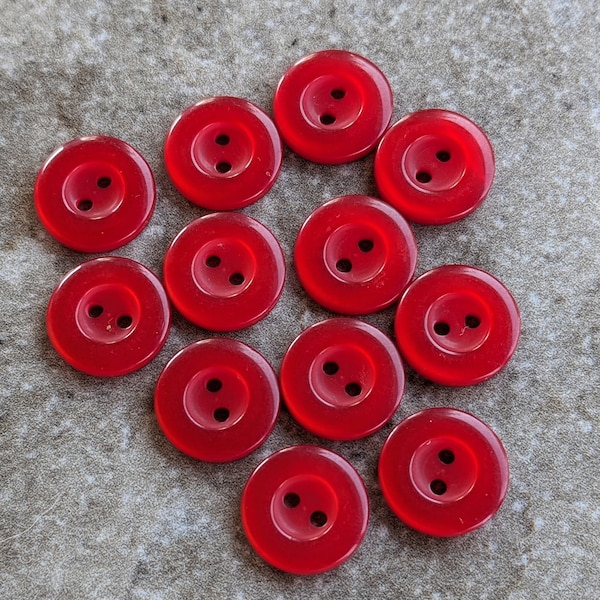 7 White Tiny Tip Rim Round Buttons Size 1 3/16 - Etsy