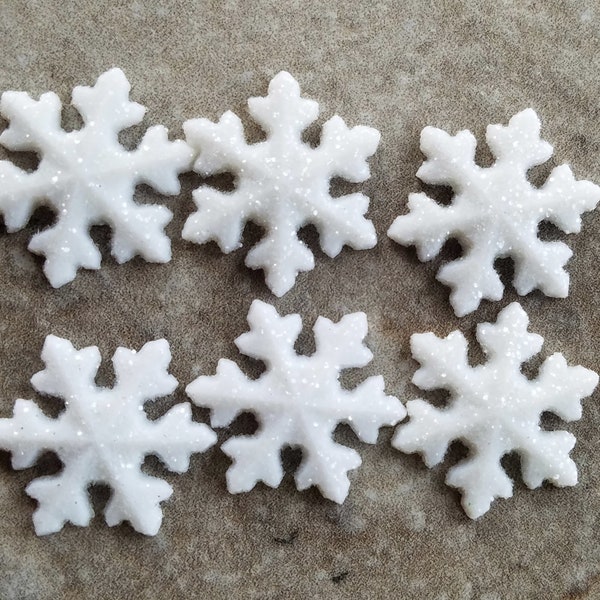 Snowflake Buttons - Etsy
