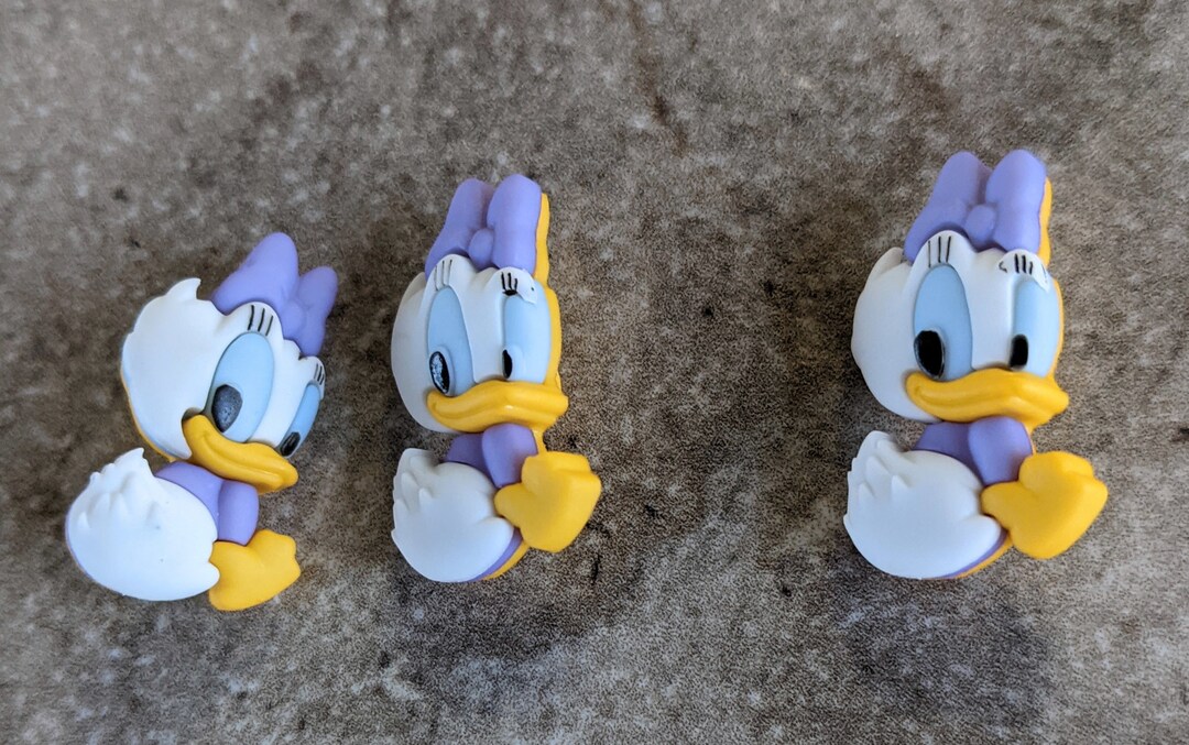 3 Disney Baby Daisy Duck Shank Buttons Size 1" - Etsy