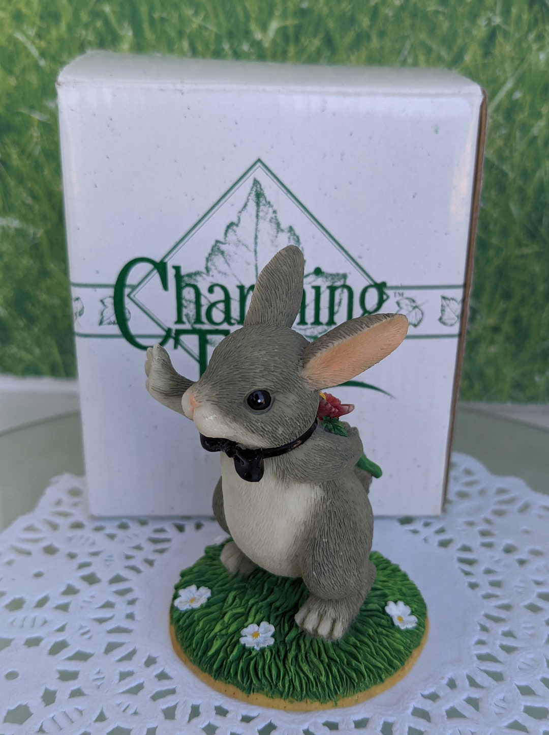 The Best Bunny Charming Tails Figurine - Etsy