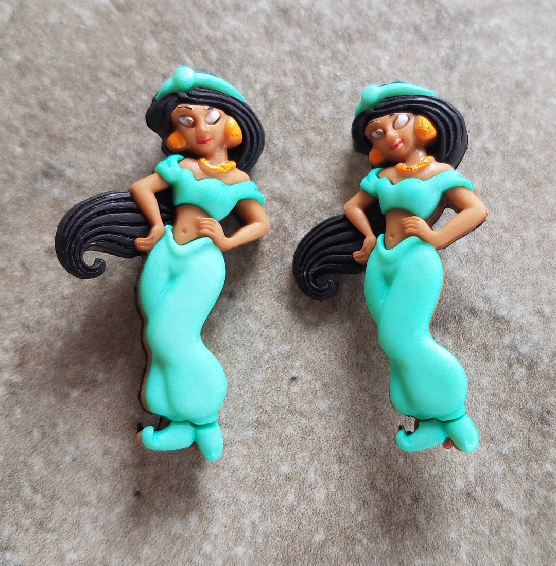 2 Disney Princess Jasmine Shank Buttons Size 1 5/8" - Etsy