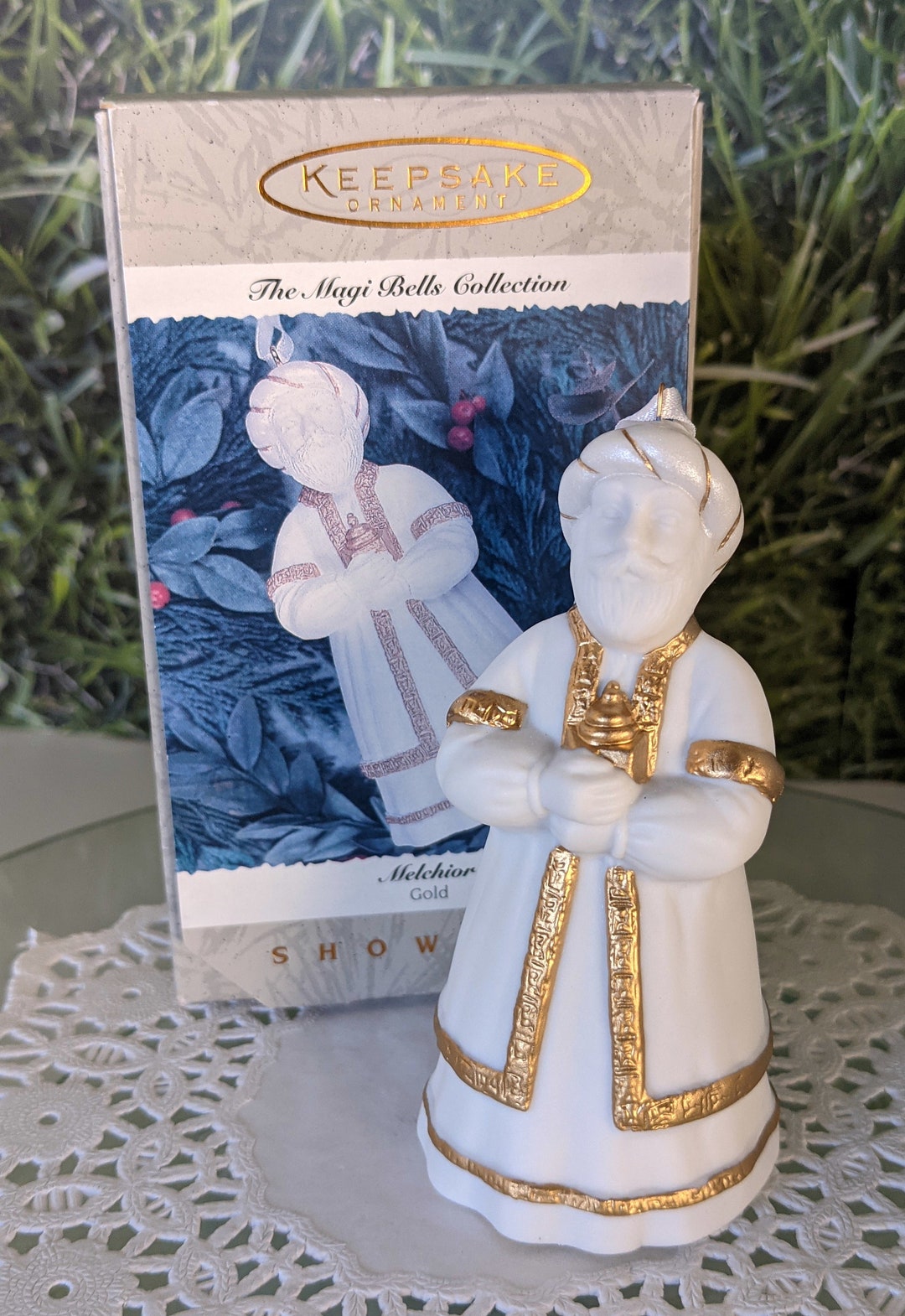 Melchior Gold the Magi Bells Hallmark Ornament 1996 - Etsy