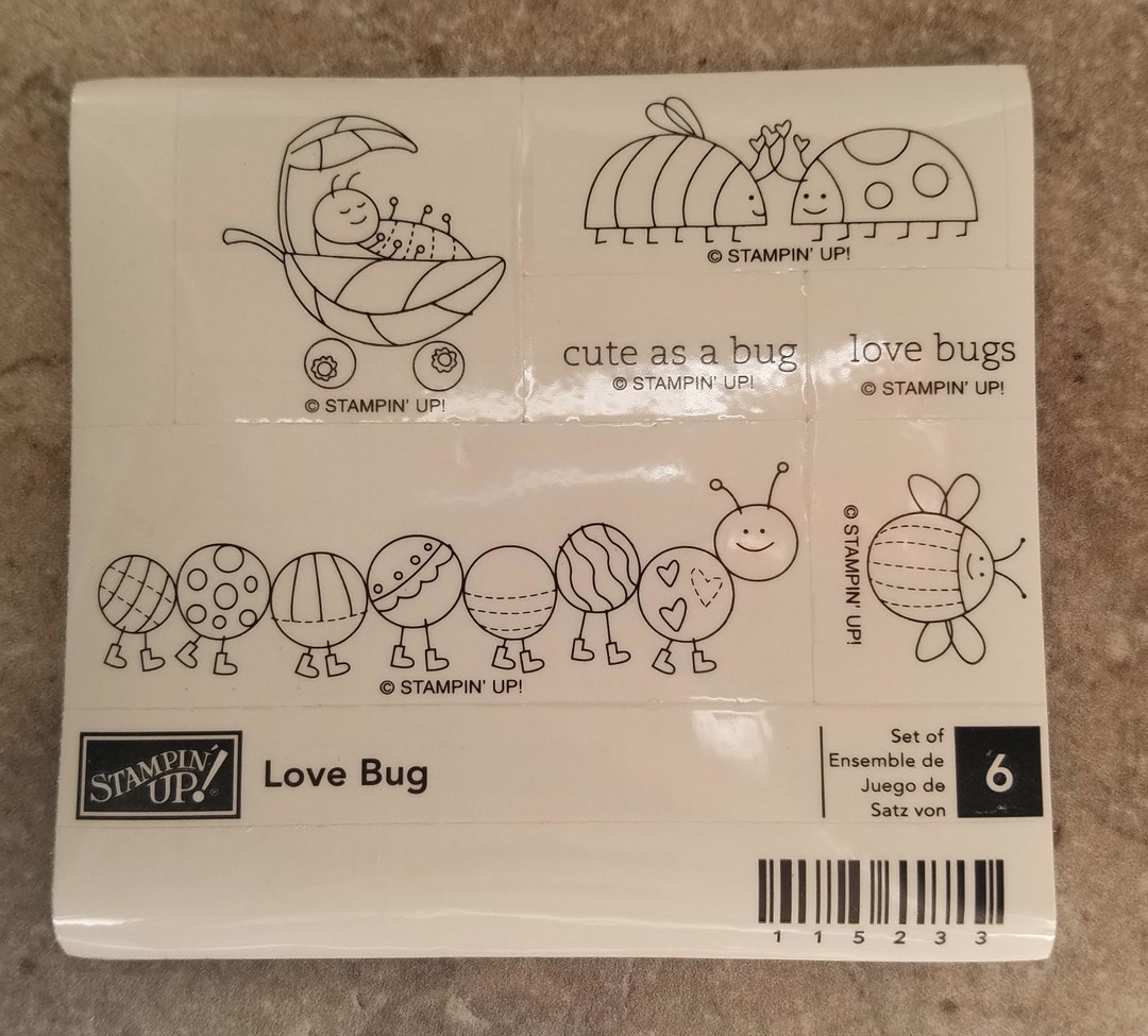 Stampin up Love Bug Stamp Set - Set 30 A - Etsy