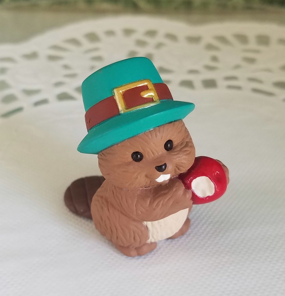 Beaver Hallmark Merry Miniature Thanksgiving 1994 - Etsy