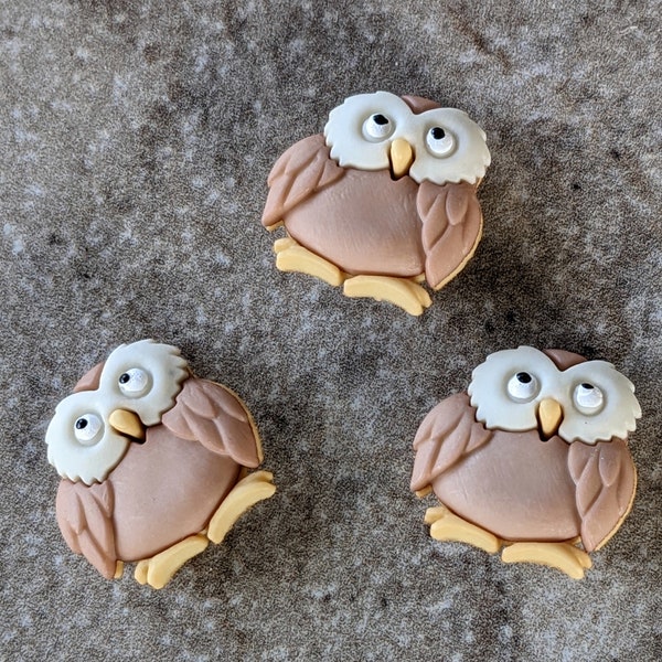 Owl Buttons - Etsy