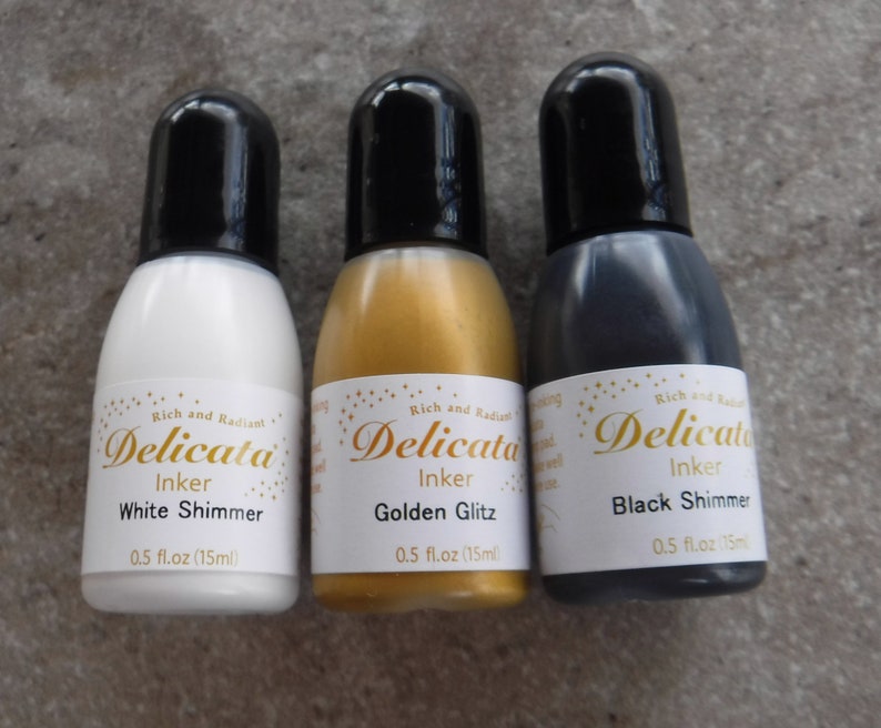 Delicata Metallic Pigment Ink Reinker Refill by Tsukineko - Etsy