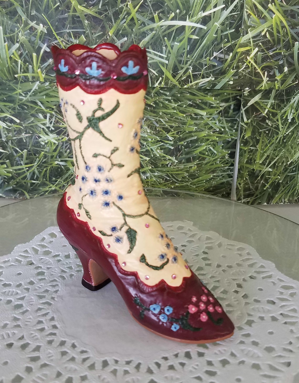 Opera Boot Just the Right Shoe by Raine Figurine | Etsy