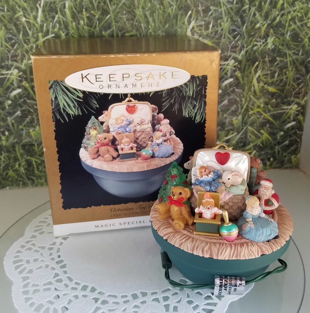 Victorian Toy Box Hallmark Ornament 1995 - Etsy