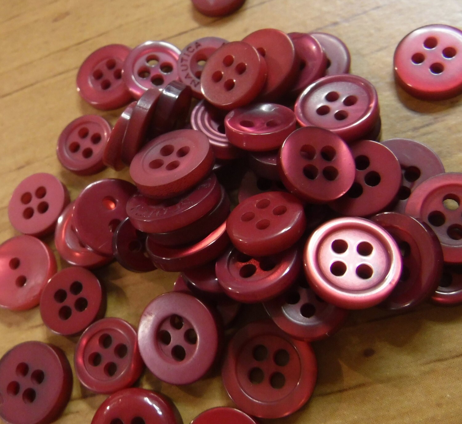 Wine Red Buttons 50 Small Assorted Round Sewing Crafting Bulk - Etsy