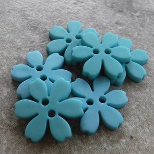 6 Waterfall Primrose Large Flower Buttons Size 13/16" - Etsy