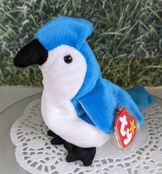 Rocket the Blue Jay Beanie Babies Vintage TY 1998 With Original Tags Etsy
