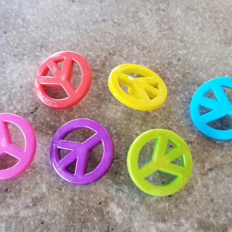 Crochet Peace Sign - Etsy